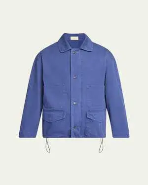 The Row Josha Chore Jacket - Celtic Blue | Editorialist